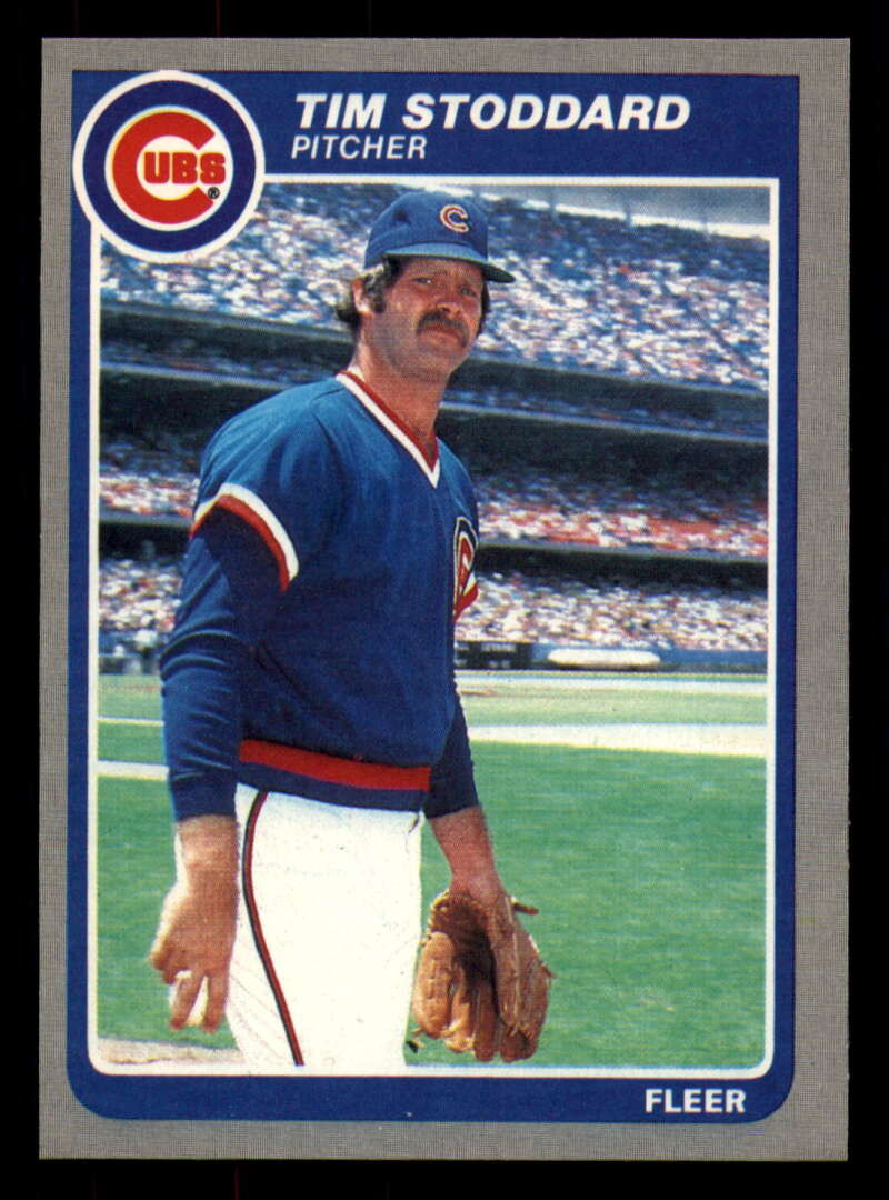 1985 Fleer #68 Tim Stoddard VG Chicago Cubs - Under the Radar Sports