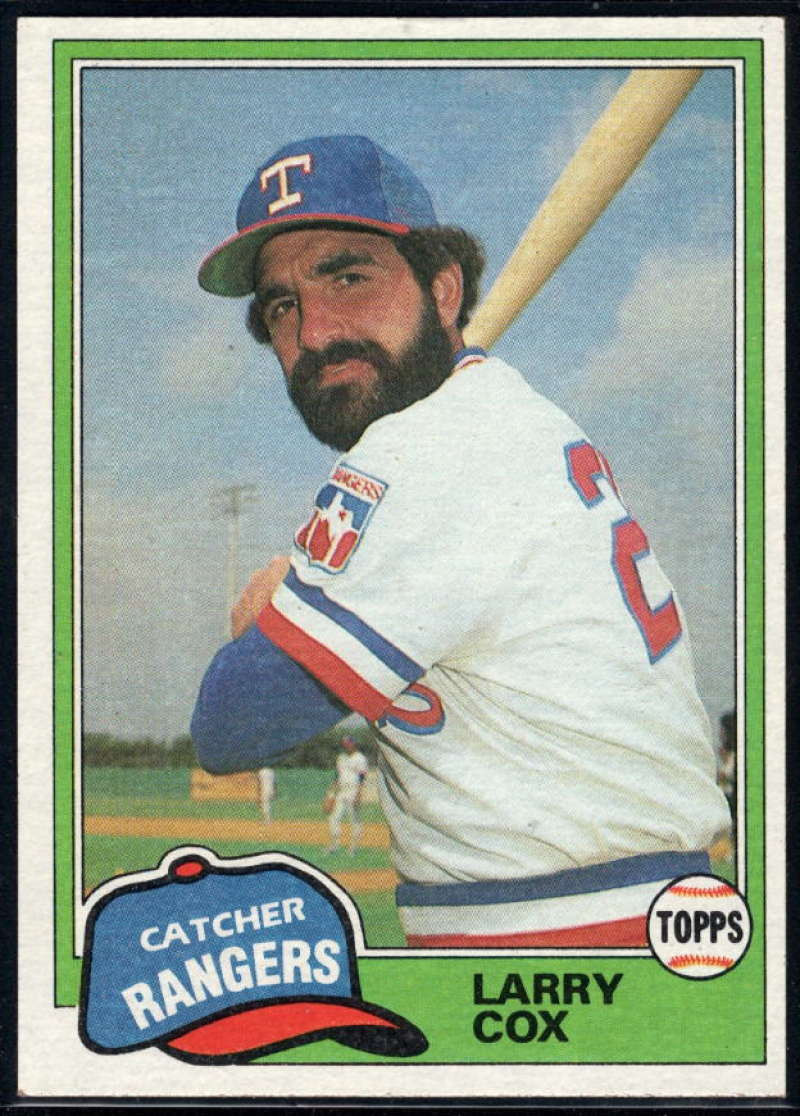 1981 Topps Traded #749 Larry Cox NM-MT Texas Rangers - Under the Radar ...