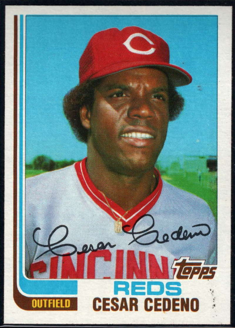 1982 Topps Traded #19T Cesar Cedeno VG Cincinnati Reds - Under the ...