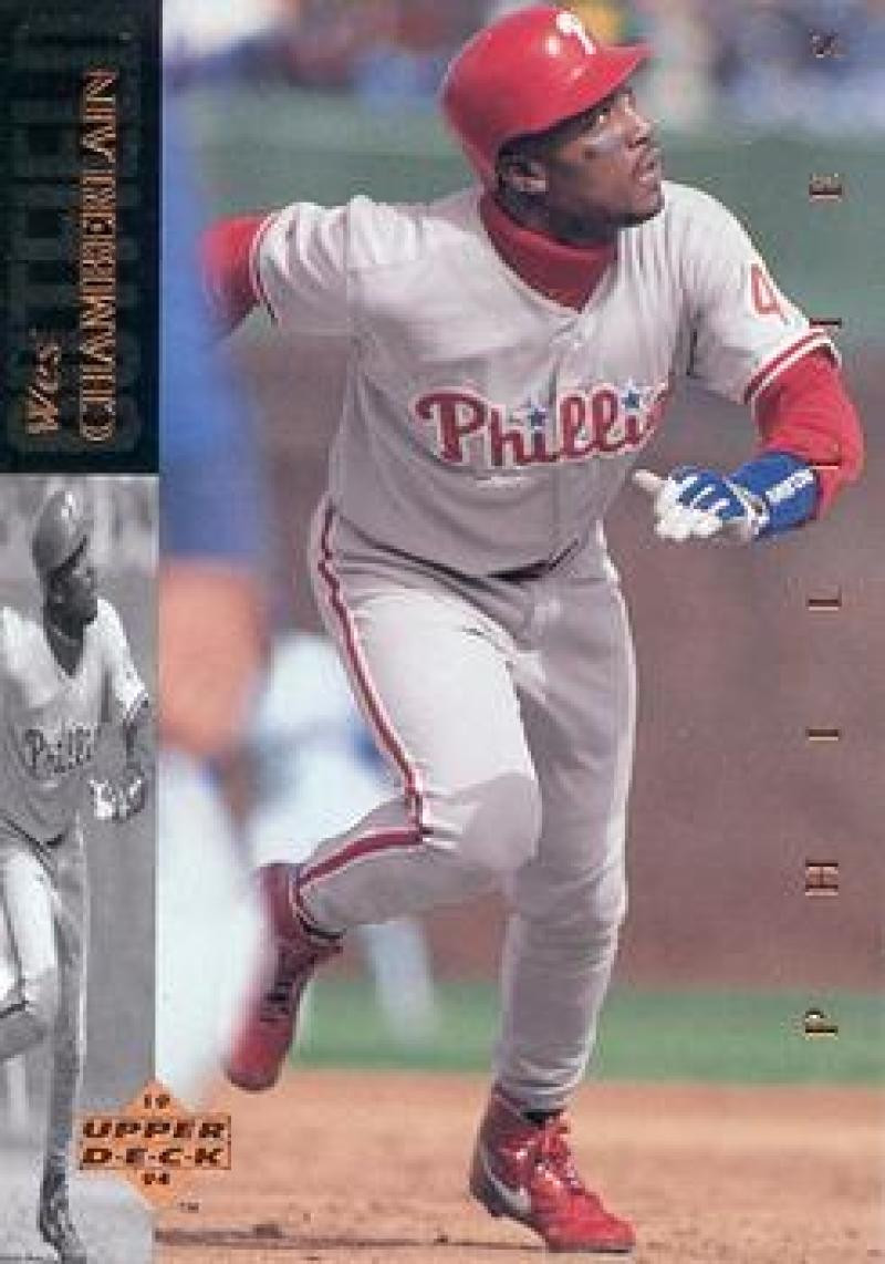 SOLD 53803 1994 Upper Deck #148 Wes Chamberlain VG Philadelphia ...