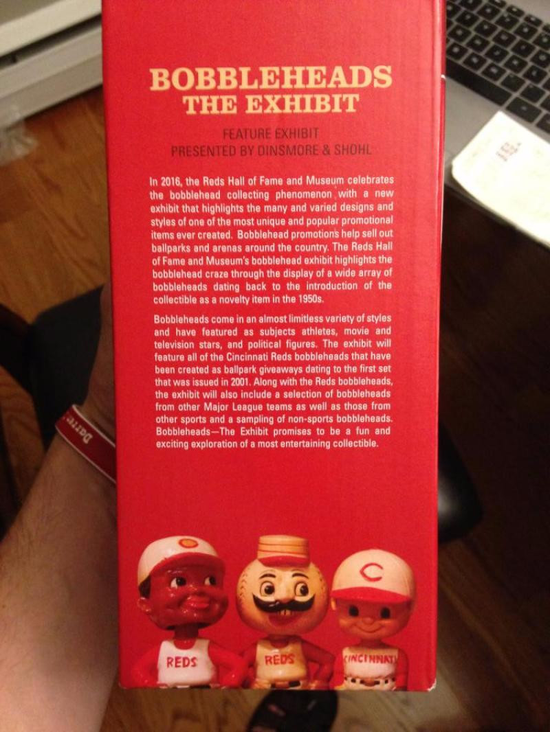 Lee May Autographed Cincinnati Reds Hall of Fame Bobblehead - Under the ...