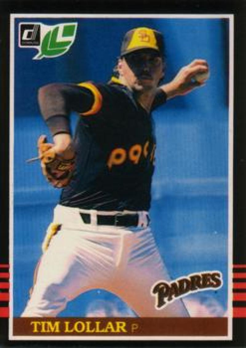 1985 Donruss/Leaf #111 Tim Lollar VG San Diego Padres - Under the Radar ...
