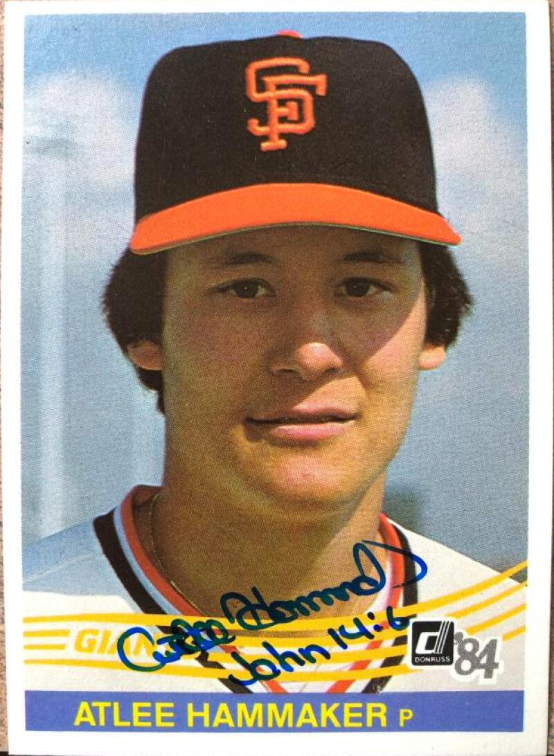 Atlee Hammaker Autographed 1984 Donruss #236 - Under the Radar Sports