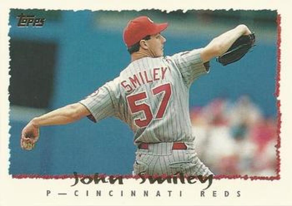 1995 Topps #56 John Smiley VG Cincinnati Reds - Under the Radar Sports
