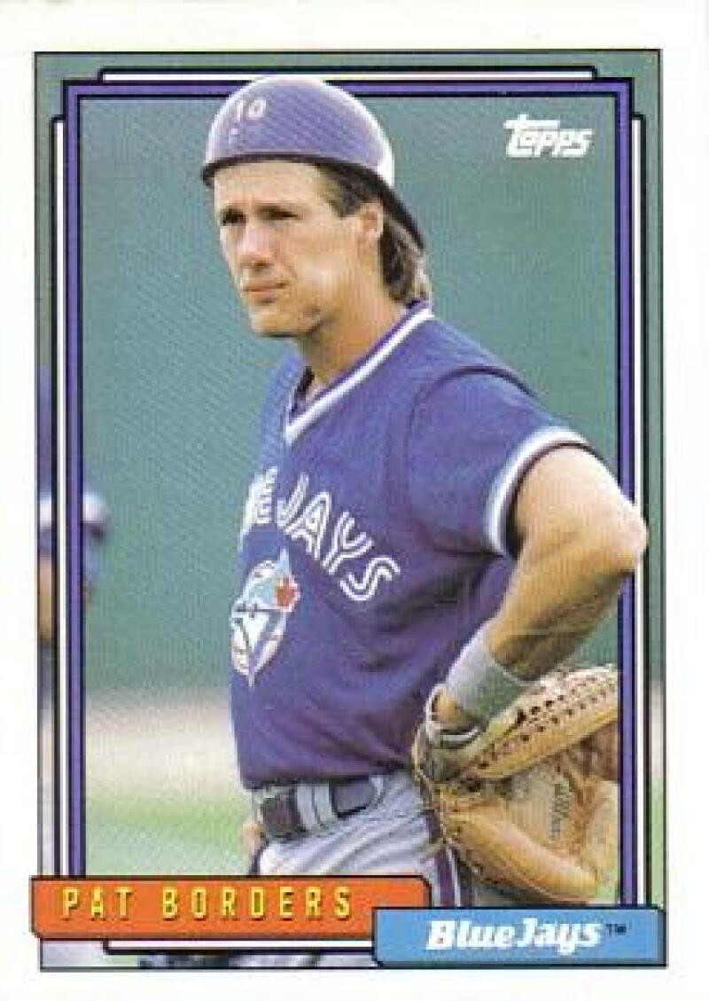 1992 Topps #563 Pat Borders VG Toronto Blue Jays - Under the Radar Sports