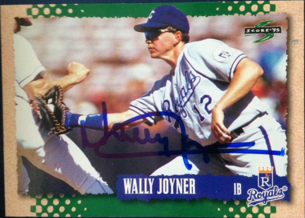 Wally Joyner Autographed 1995 Score #256 - Under the Radar Sports