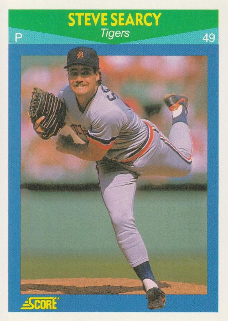 1990 Score Rising Stars #97 Steve Searcy VG Detroit Tigers - Under the ...