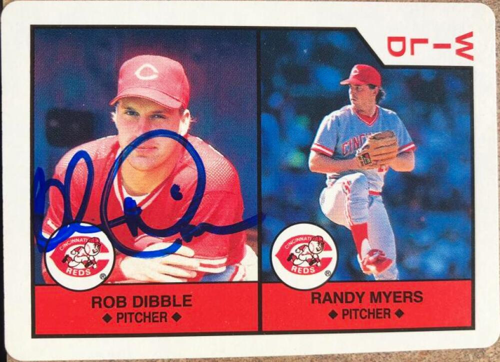 Rob Dibble Autographed 1990 US Playing Card Co. #WILD - Under the Radar ...