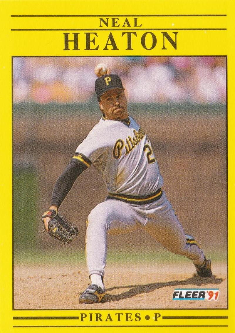 1991 Fleer #38 Neal Heaton VG Pittsburgh Pirates - Under the Radar Sports