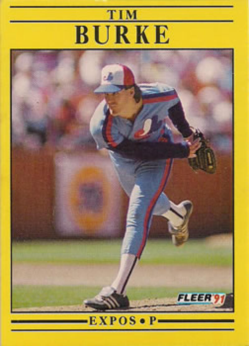 1991 Fleer #227 Tim Burke VG Montreal Expos - Under the Radar Sports