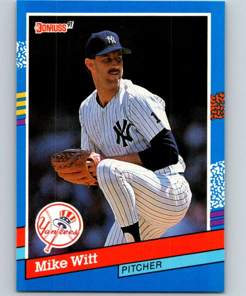 1991 Donruss #282 Mike Witt VG New York Yankees - Under the Radar Sports
