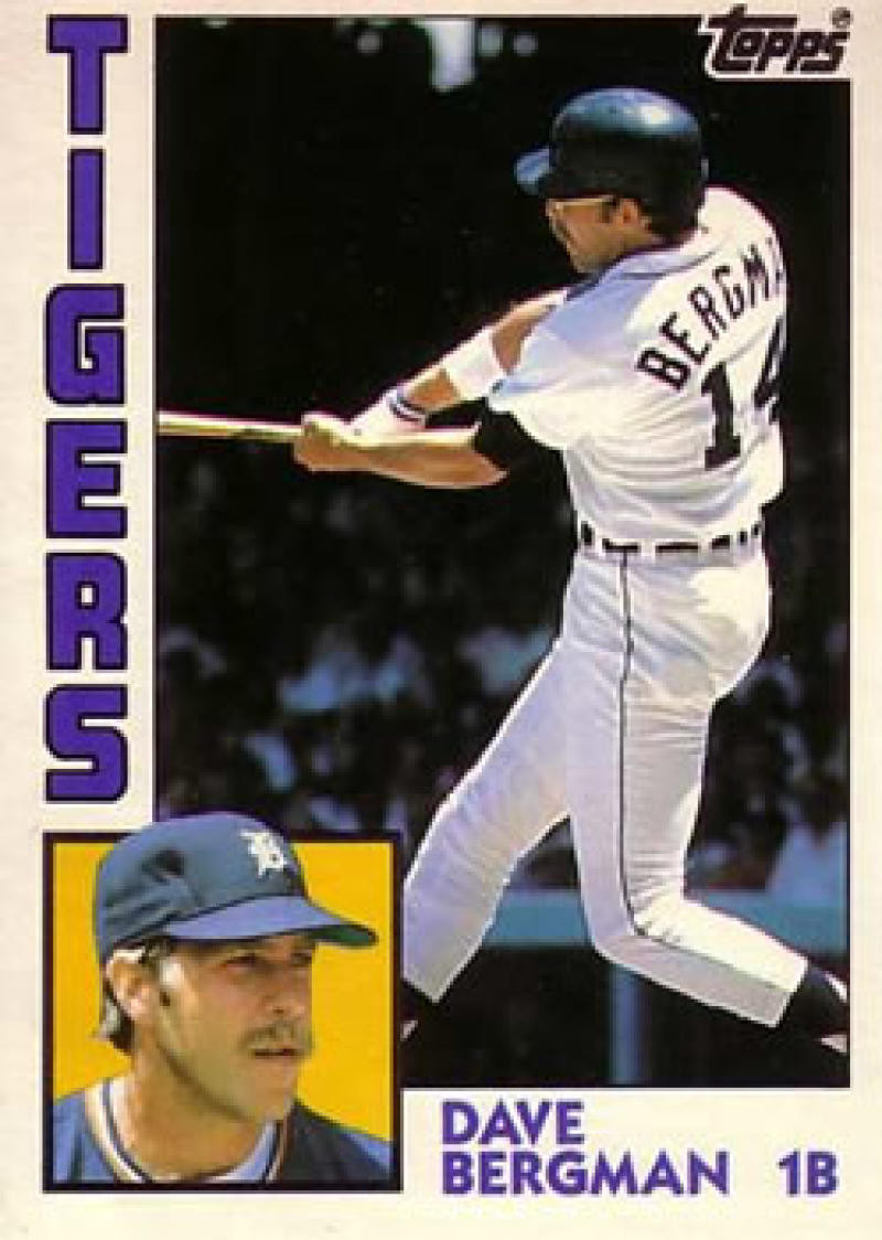 1984 Topps Traded #11T Dave Bergman VG Detroit Tigers - Under the Radar ...