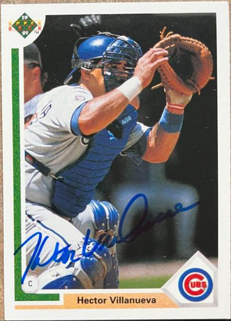 Hector Villanueva Autographed 1991 Upper Deck #171 - Under the Radar Sports