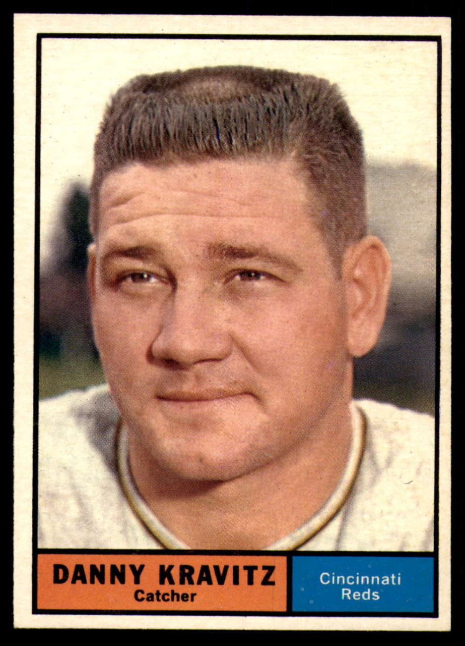 1961 Topps #166 Danny Kravitz VG Cincinnati Reds - Under the Radar Sports
