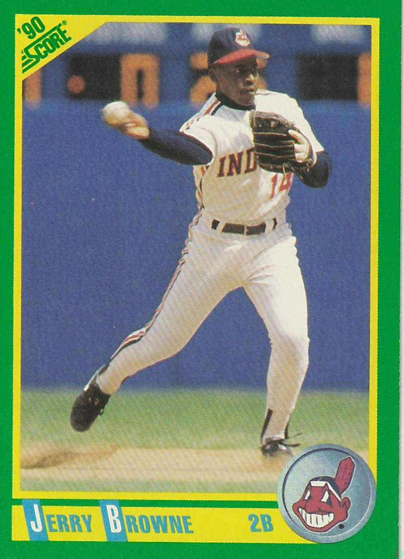 1990 Score #52 Jerry Browne VG Cleveland Indians - Under the Radar Sports