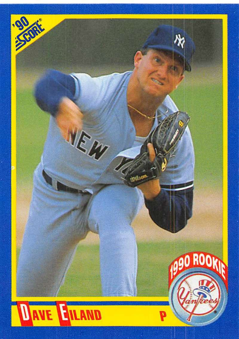 1990 Score #652 Dave Eiland VG New York Yankees - Under the Radar Sports