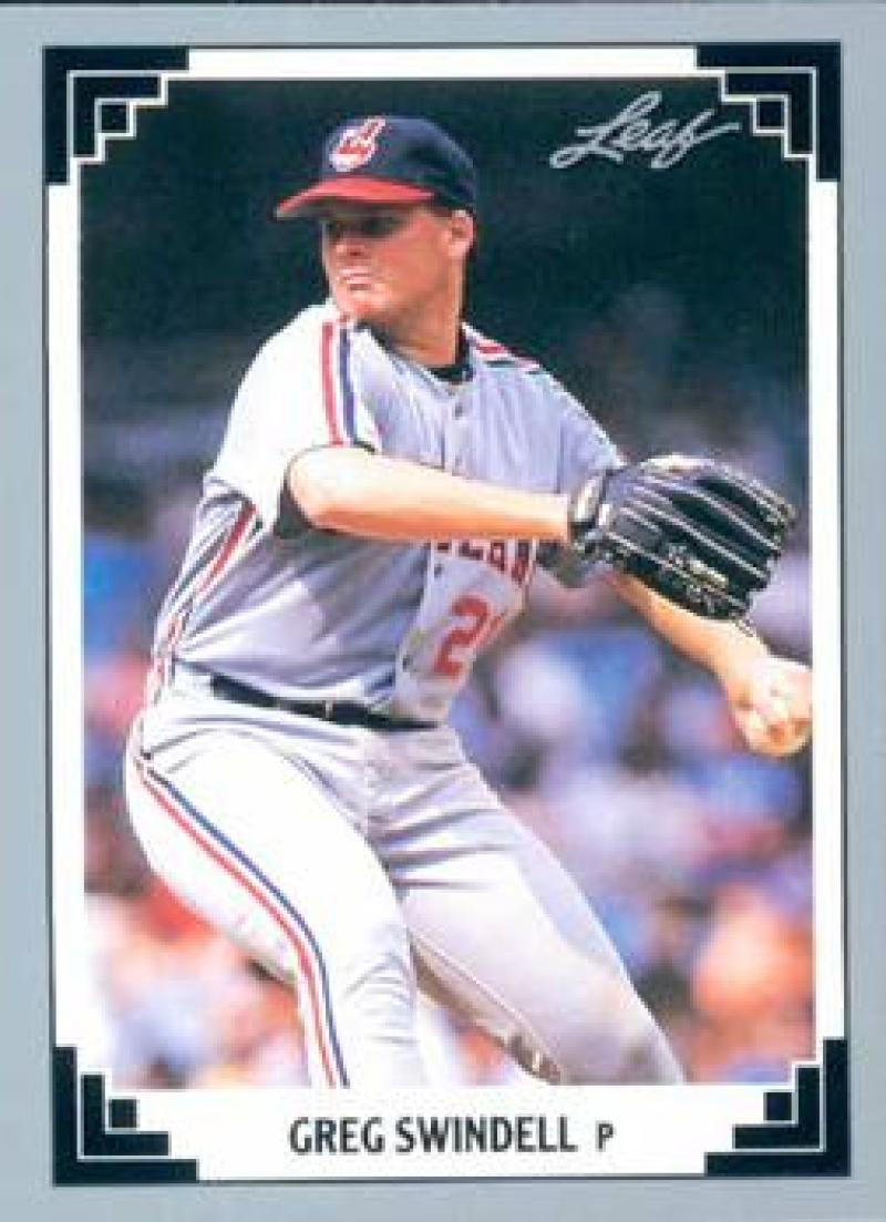 1991 Leaf #6 Greg Swindell VG Cleveland Indians - Under the Radar Sports