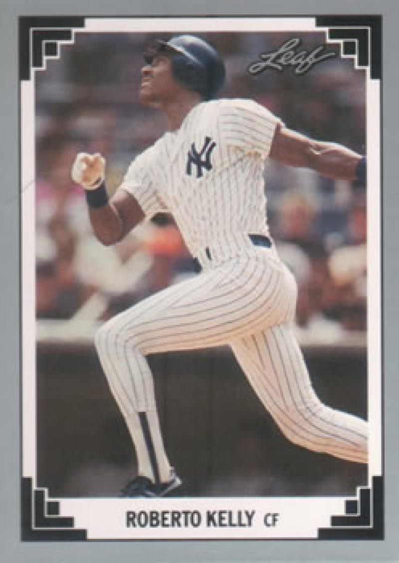 1991 Leaf #38 Roberto Kelly VG New York Yankees - Under the Radar Sports