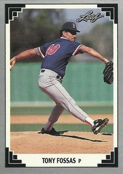 1991 Leaf #276 Tony Fossas VG Boston Red Sox - Under the Radar Sports