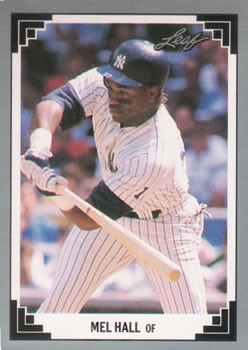 1991 Leaf #283 Mel Hall VG New York Yankees - Under the Radar Sports