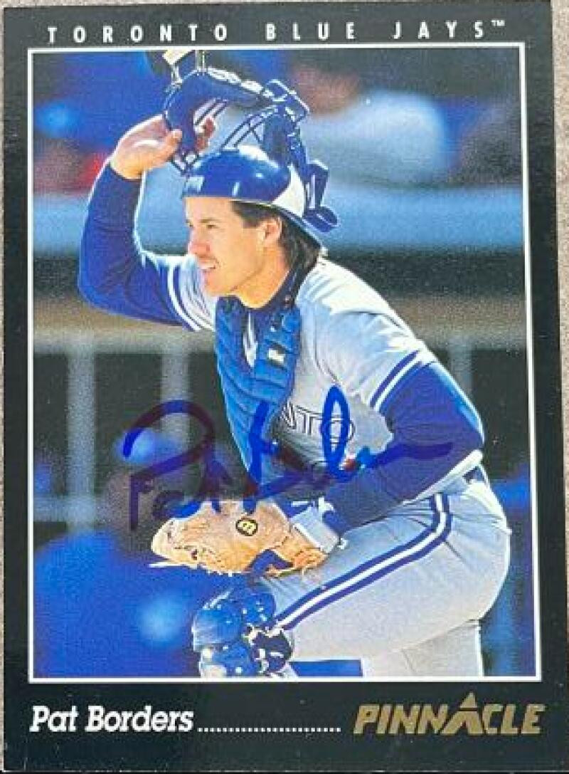 Pat Borders Autographed 1993 Pinnacle #203 - Under the Radar Sports