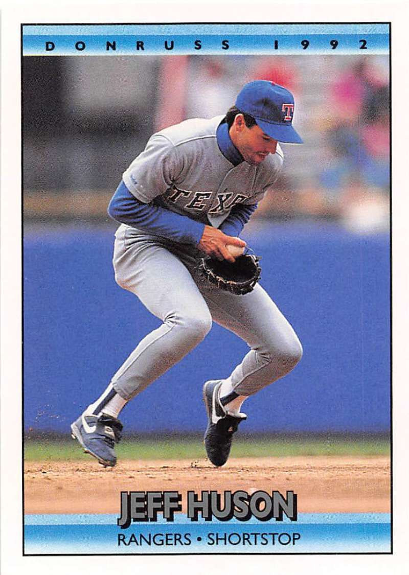 1992 Donruss #456 Jeff Huson VG Texas Rangers - Under the Radar Sports