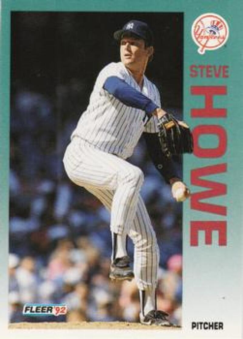 1992 Fleer #230 Steve Howe VG New York Yankees - Under the Radar Sports