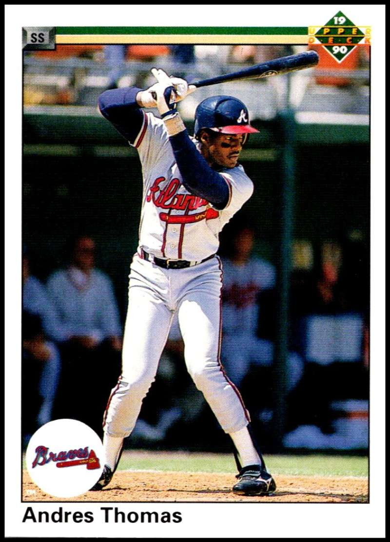 1990 Upper Deck #212 Andres Thomas VG Atlanta Braves - Under the Radar ...