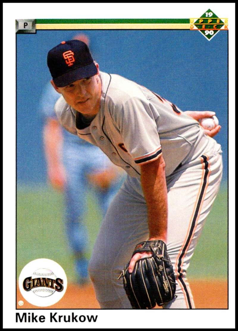 1990 Upper Deck #639 Mike Krukow VG San Francisco Giants - Under the ...