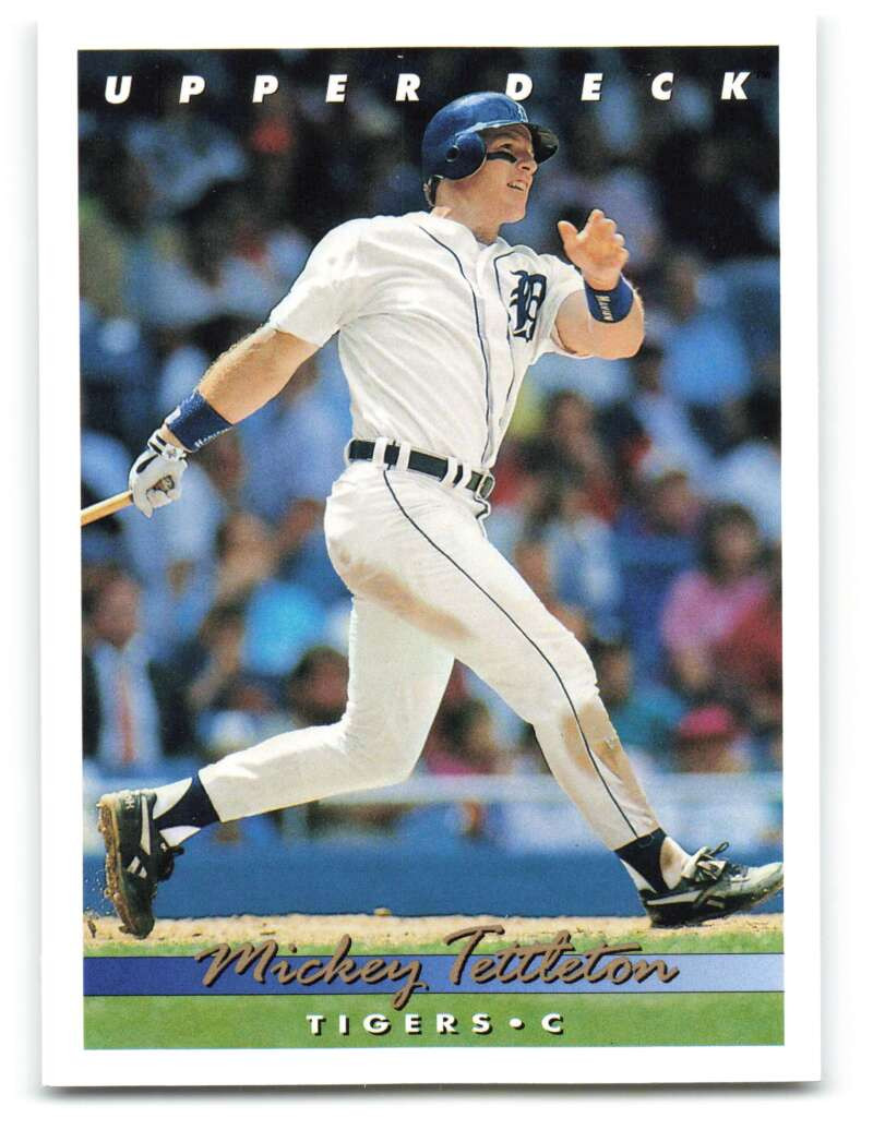 1993 Upper Deck #86 Mickey Tettleton VG Detroit Tigers - Under the ...