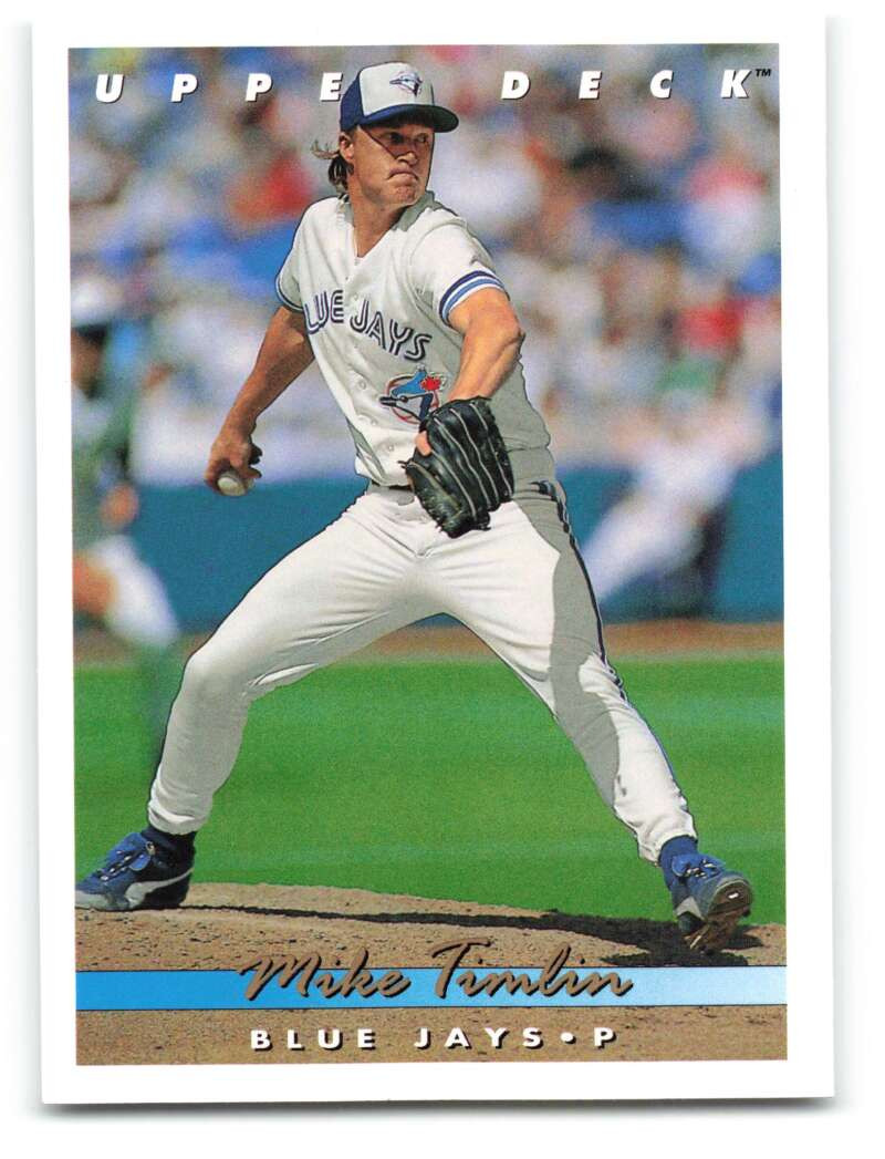 1993 Upper Deck #322 Mike Timlin VG Toronto Blue Jays - Under the Radar ...