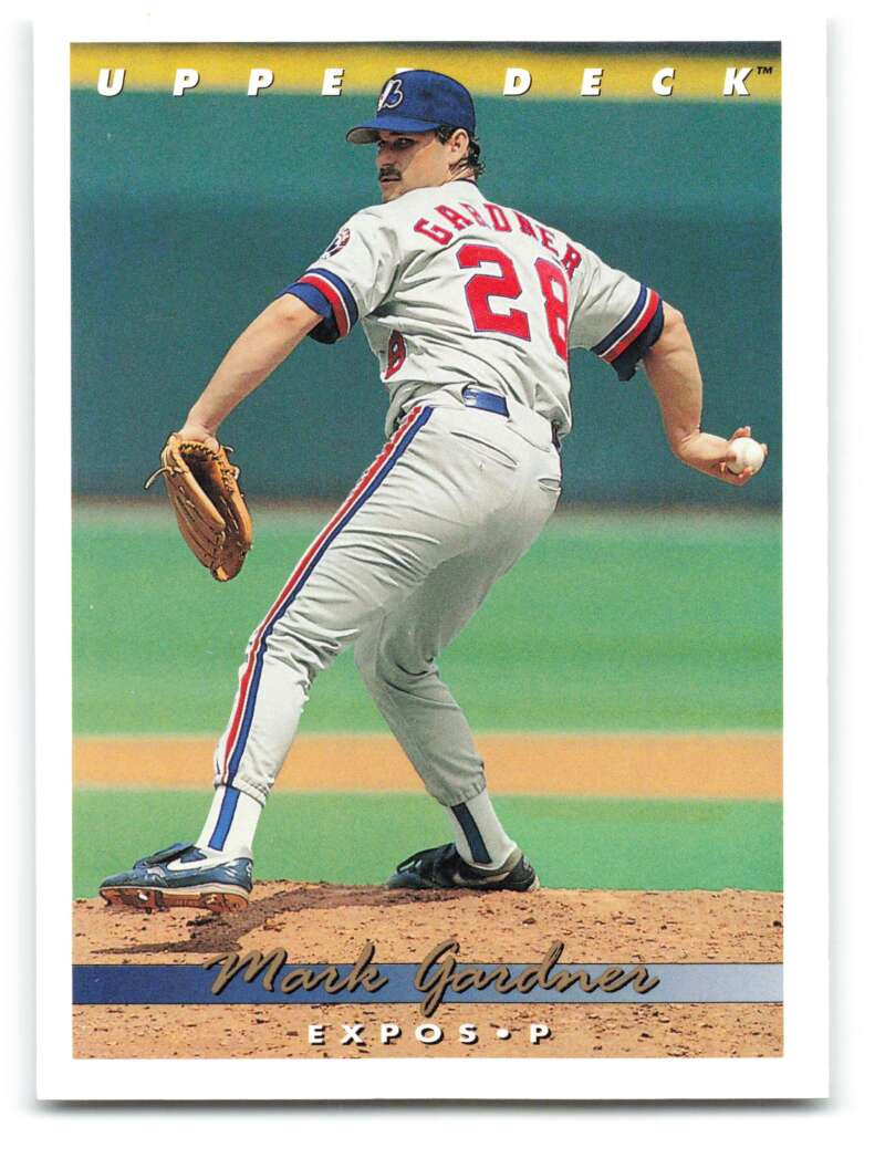 1993 Upper Deck #348 Mark Gardner VG Montreal Expos - Under the Radar ...