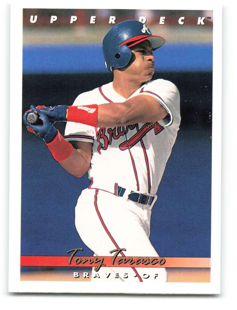1993 Upper Deck #623 Tony Tarasco VG RC Rookie Atlanta Braves - Under ...