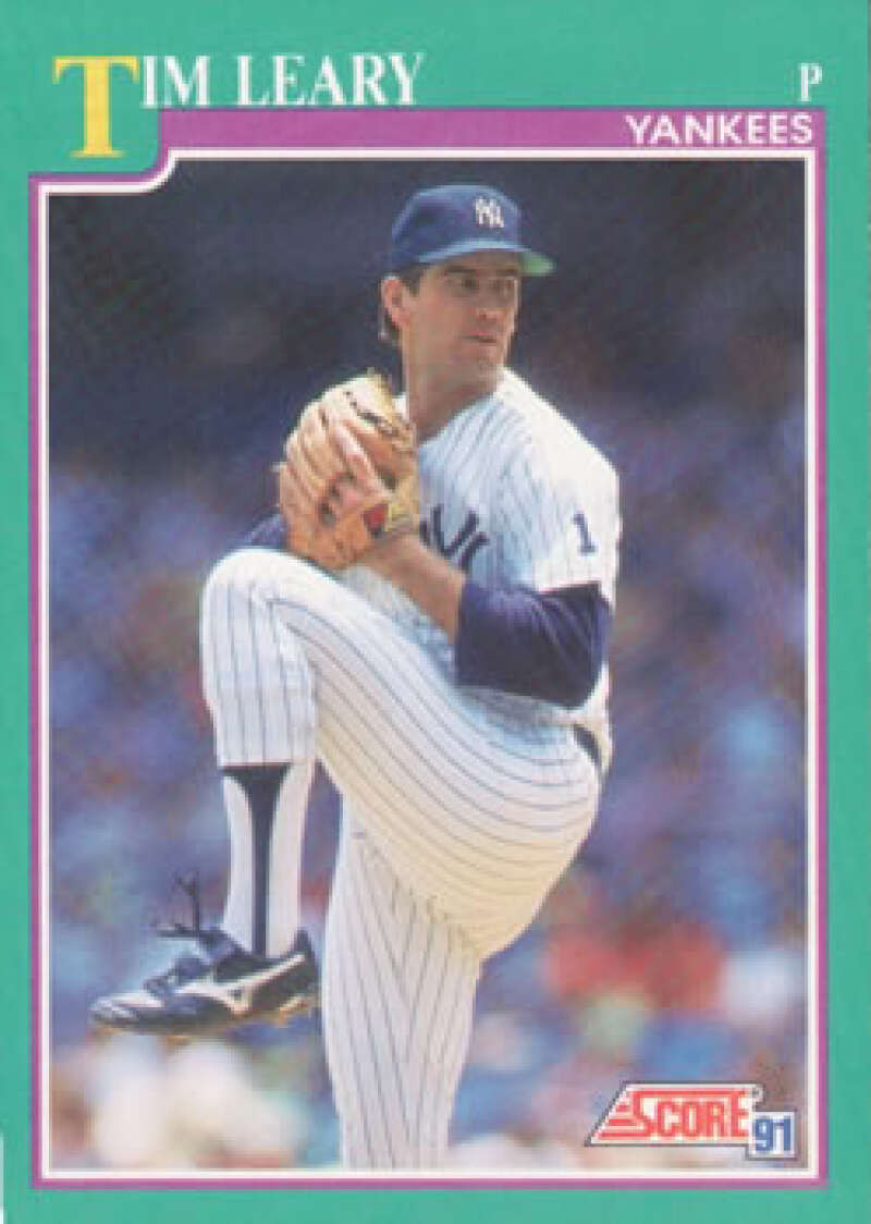 1991 Score #631 Tim Leary VG New York Yankees - Under the Radar Sports