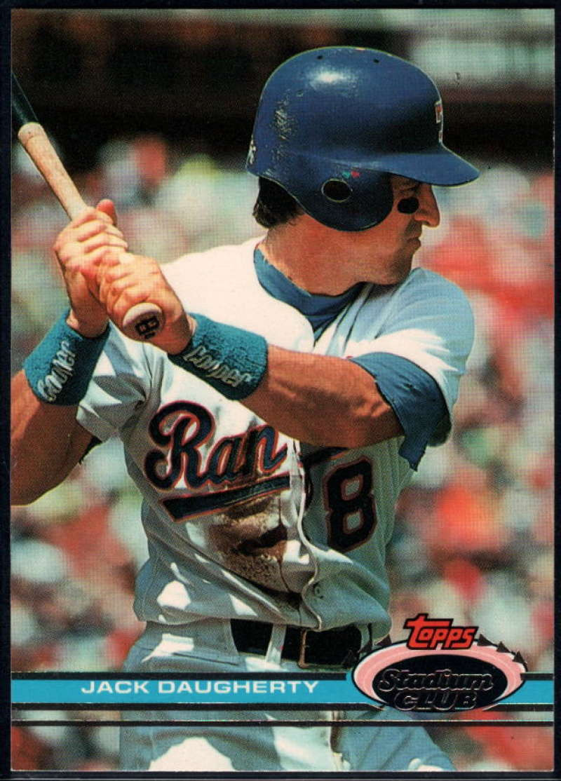 1991 Stadium Club #276 Jack Daugherty VG Texas Rangers - Under the ...