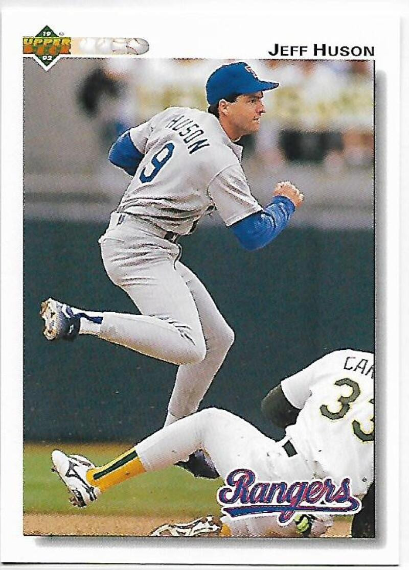 1992 Upper Deck #196 Jeff Huson VG Texas Rangers - Under the Radar Sports