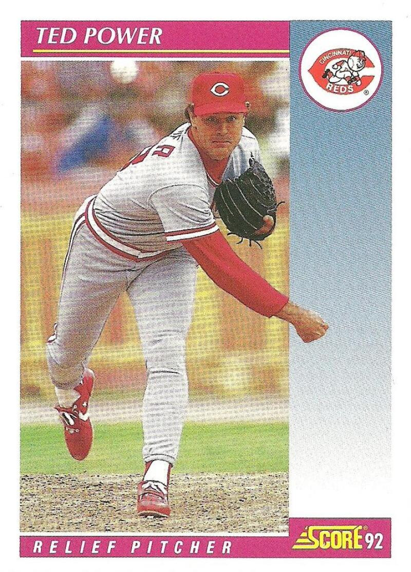 1992 Score #113 Ted Power VG Cincinnati Reds - Under the Radar Sports
