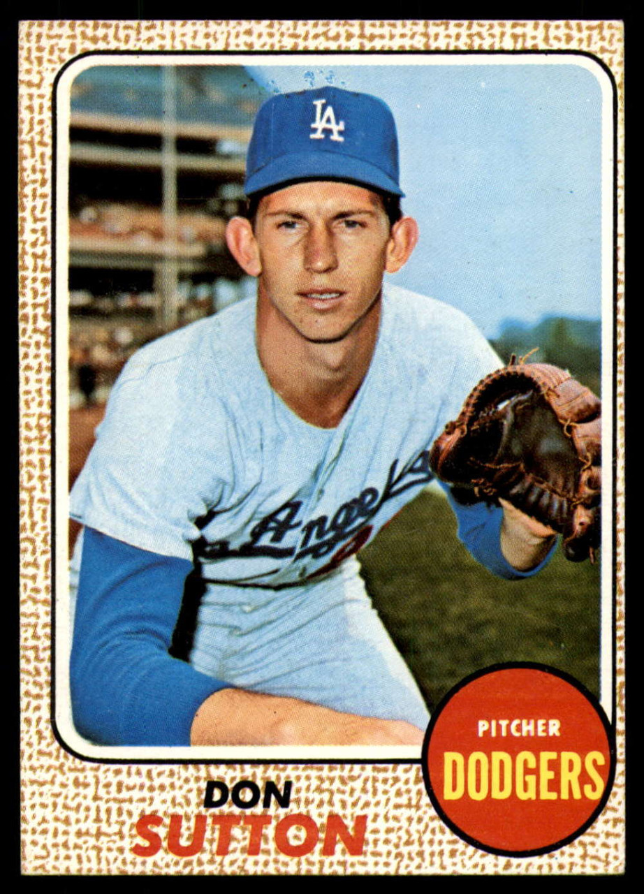 1968 Topps #103 Don Sutton VG Los Angeles Dodgers - Under the Radar Sports