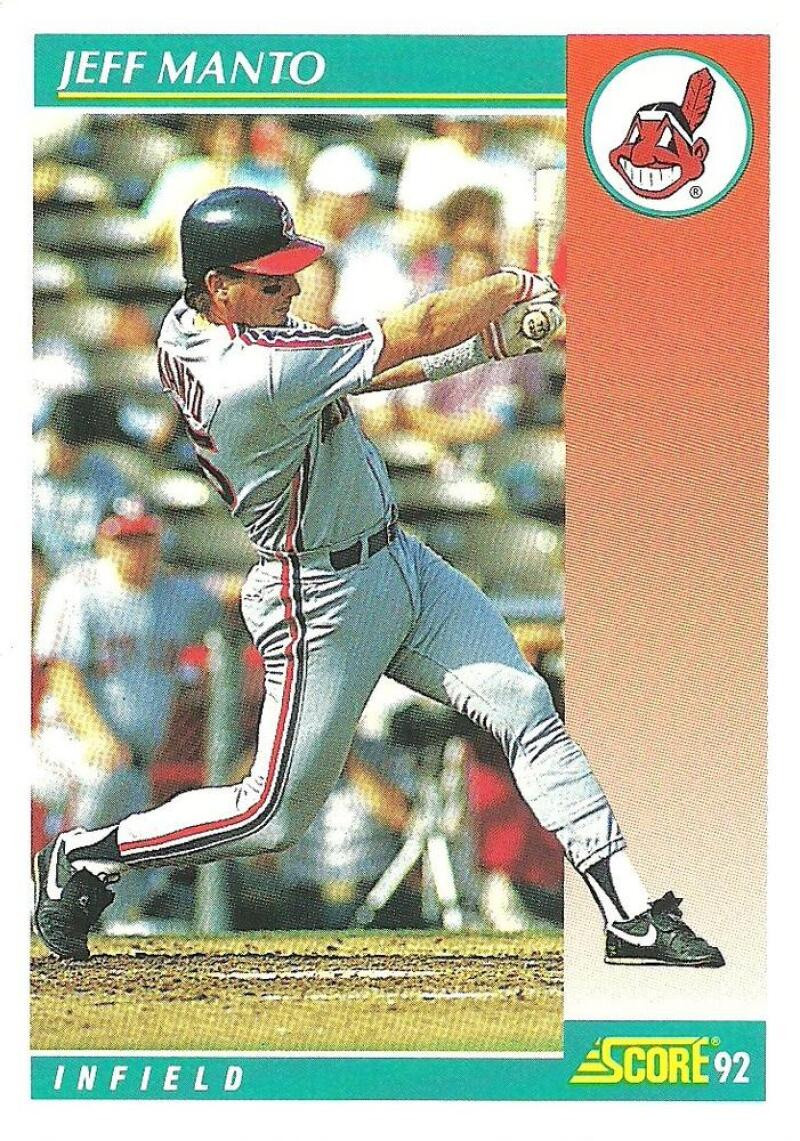 1992 Score #666 Jeff Manto VG Cleveland Indians - Under the Radar Sports