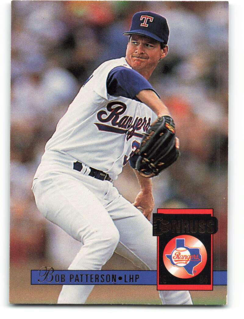 1994 Donruss #218 Bob Patterson VG Texas Rangers - Under the Radar Sports