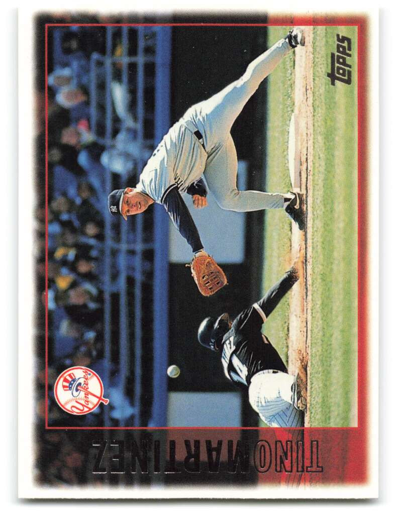 1997 Topps #187 Tino Martinez VG New York Yankees - Under the Radar Sports