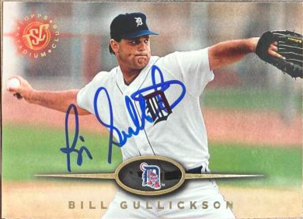 Bill Gullickson Autographed 1995 Stadium Club #250 - Under the Radar Sports