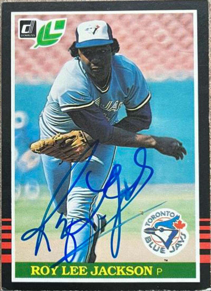 Roy Lee Jackson Autographed 1985 Leaf #106 - Under the Radar Sports