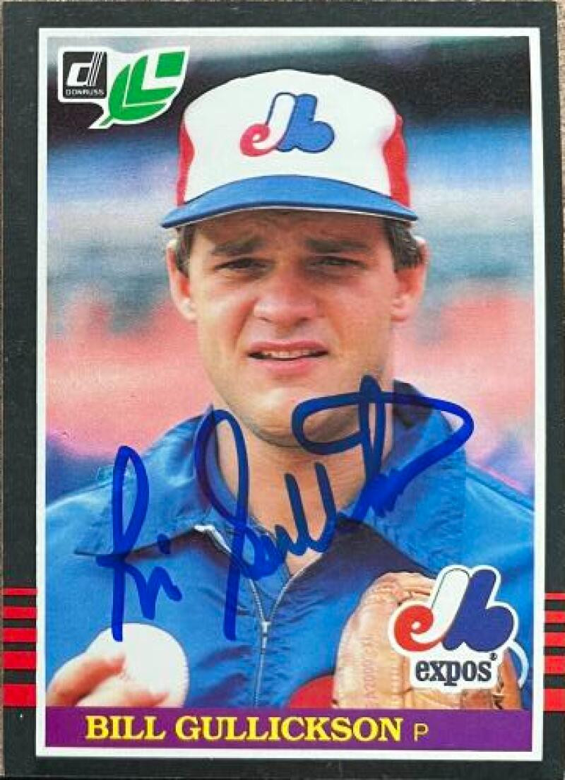 Bill Gullickson Autographed 1985 Leaf #97 - Under the Radar Sports
