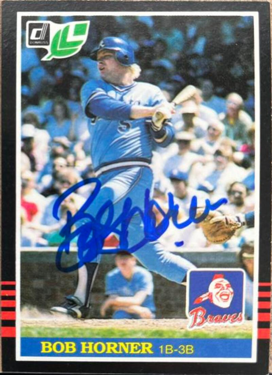 Bob Horner Autographed 1985 Leaf #240 - Under the Radar Sports