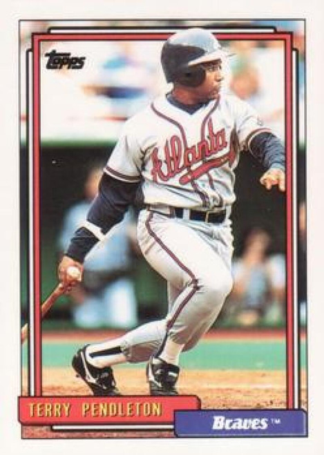 1992 Topps #115 Terry Pendleton VG Atlanta Braves - Under the Radar Sports