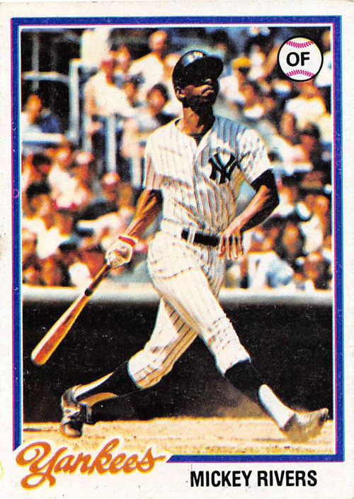 SOLD 18812 1978 Topps #690 Mickey Rivers VG New York Yankees - Under ...