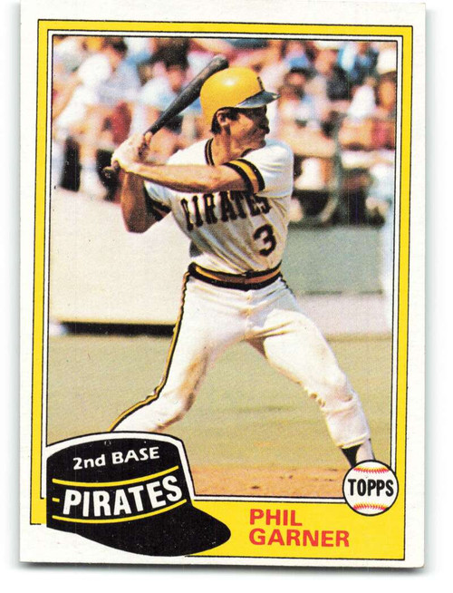 1981 Topps #573 Phil Garner VG Pittsburgh Pirates - Under the Radar Sports