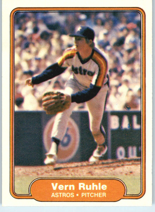 1982 Fleer #228 Vern Ruhle VG Houston Astros - Under the Radar Sports