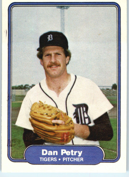 1982 Fleer #278 Dan Petry VG Detroit Tigers - Under the Radar Sports